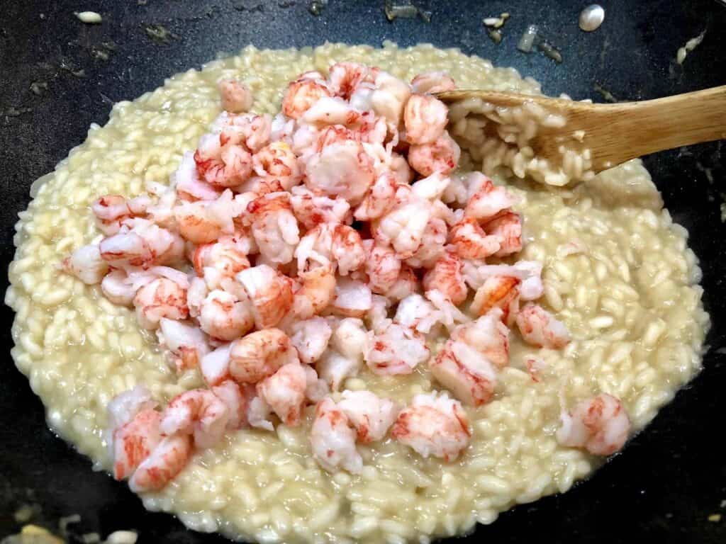Lobster Risotto - The Skinny Guinea