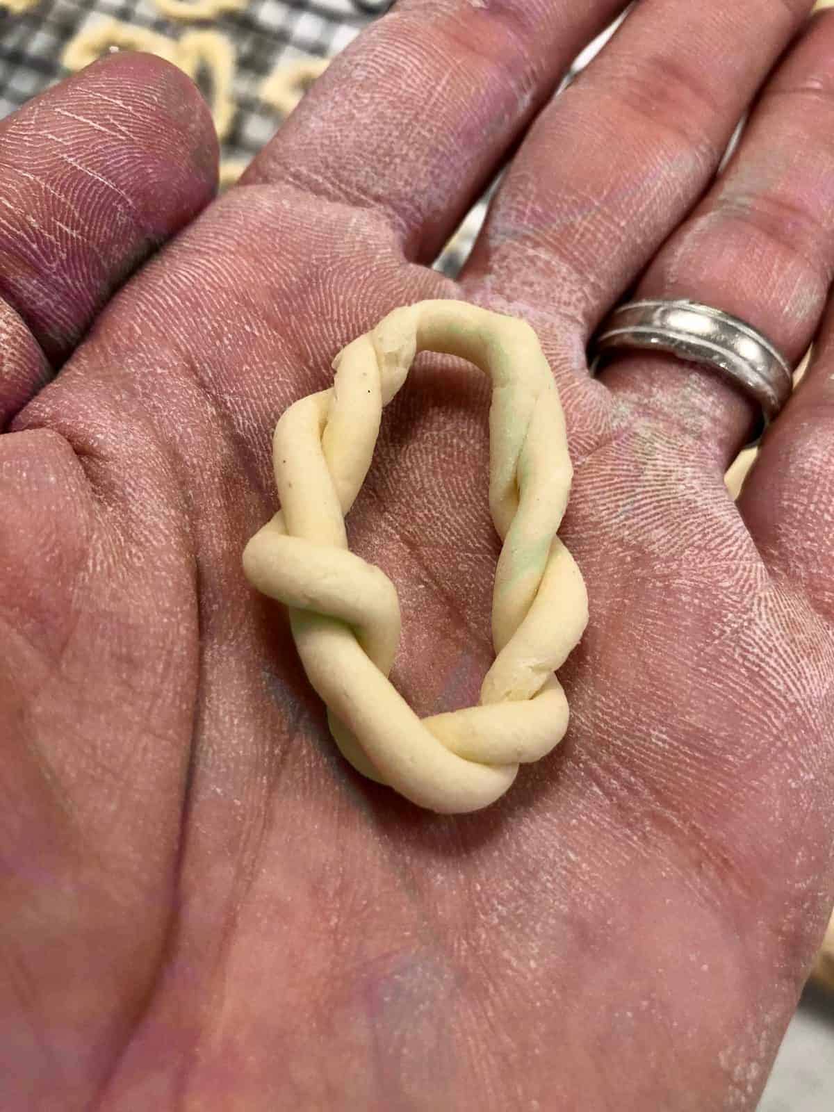 Homemade Lorighittas, The Braided Pasta - The Skinny Guinea