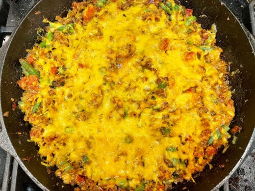 Mexican Turkey Casserole with Green Beans - The Skinny Guinea