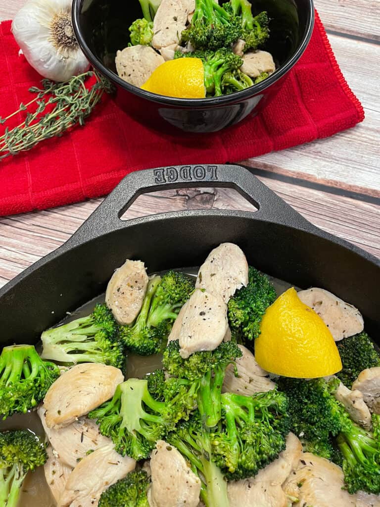 Healthy Lemon Garlic Chicken - The Skinny Guinea